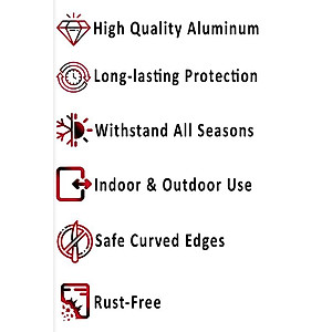 Fuji Apples BLACK Aluminum Composite Sign, 8.5"x10"