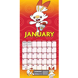 Pokemon 2021 Wall Calendar