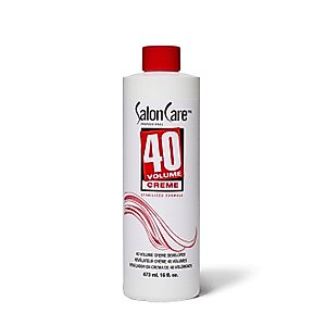 Salon Care 40 Volume Creme Developer 16 Oz