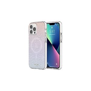 kate spade new york Protective Hardshell Case for MagSafe for iPhone 13 Pro - Ombre Glitter Pink