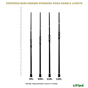 LITTMA—Surf Rods LITTMA Surf Spinning Rod Surf Rods Saltwater 12ft 9ft 10ft 11ft Graphite Surf Rod Surf Casting Rod Surf Fishing Rod Surf Rod Saltwater Surf Travel Rod Surf Rod Barra de Surf Surf Rod