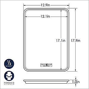 Nordic Ware 3-Piece Cookie Set, 1 Pack, with Aqua Baking Mat