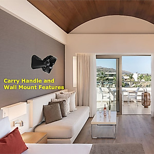 Optimus 8" Turbo High Performance Air Circulator Fan, SMSLL, Black