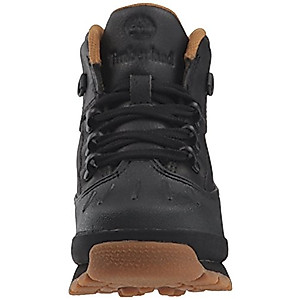 Timberland Unisex-Kid's Euro Hiker Shell Toe Fashion Boot, Black Full Grain, 6 Medium US Big Kid
