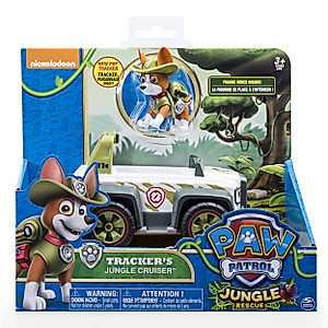 Paw Patrol, Jungle Rescue, Tracker’s Jungle Cruiser, Vehicle & Figure