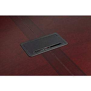 Regency Prestige 96 by 48-Inch Conference Table with Power Data Grommet, Mahogany