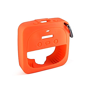 XBERSTAR Silicone Cover Sleeve for Bose SoundLink Micro Speaker Soft Silicone Protective Cover Case (Orange)