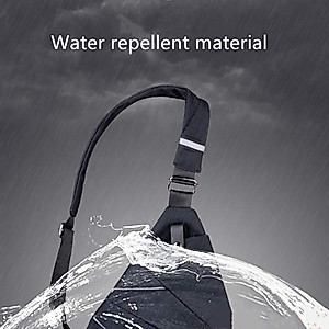 Malacoso Sling Bag Chest Crossbody Bag Personal Pocket Bag Anti-Theft for Cycling Hiking