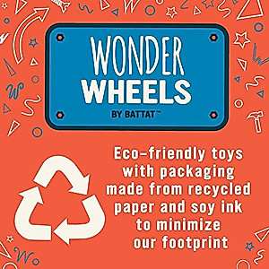 Battat Wonder Wheels Recycling Truck – Toy Garbage Truck – 3 Compartments for Waste Management – Toy Vehicle for Toddlers – Recyclable – 1 Year Old + (VE1003Z)