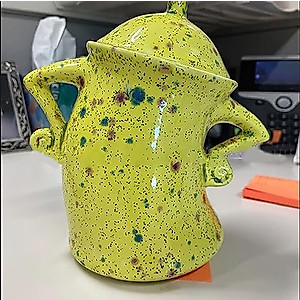 XHAXHI Canister with Attitude,Fun Food Storage Jar with Airtight Lid,Kitchen Storage Canisters,Perfect for Storage Coffee Tea Sugar Spices (Grey)