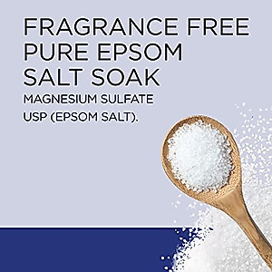 Dr Teal's Pure Epsom Salt Soak, Fragrance Free, 4 lbs