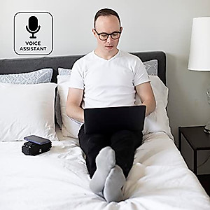 Altec Lansing Mini LifeJacket Jolt Bluetooth Speaker with Qi, Wireless, Waterproof, Portable, Speakers, Loud Volume, Strong Bass, Rich Stereo System, Microphone, 16 Hour Battery, 100 ft Range, Gray