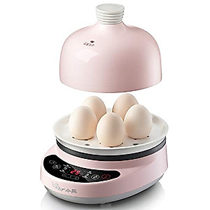 Bear ZDQ-B05C1 Rapid Multi-function Egg Cooker with Auto Shut Off, for Boiling, Steaming and Frying, with Ceramic Steaming Rack and Lid,Healthy&Safe, Suitable for all people