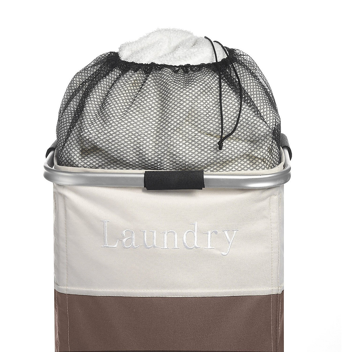 Whitmor Easy Care Laundry Hamper - Espresso