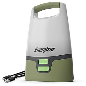 Energizer Vision LED Camping Lantern, Pack of 1 & Weatheready Rechargeable LED Flashlight, Pack of 3 - Emergency Lights