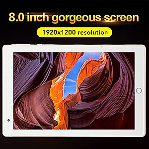 HD Tablet, Tablet PC 100240V Support 128G TF Card Octa Core Call Support Anti Blue Light 1920x1200 IPS for 10.0 US Plug