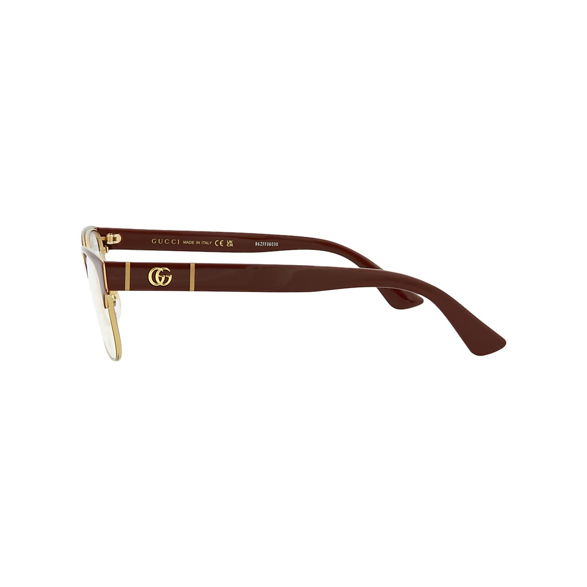 Gucci Square-Frame Metal Optical Frames