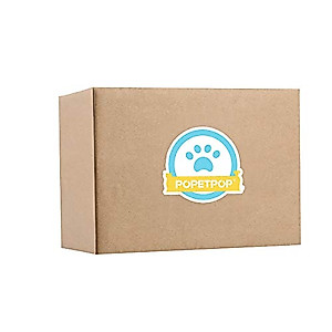 POPETPOP 5PCS Hamster Chew Toys Natural Wooden Play Toy Exercise Bell Roller Teeth Care Molar Toy for Bunny Rabbits Rats Gerbils and Other Small Animals