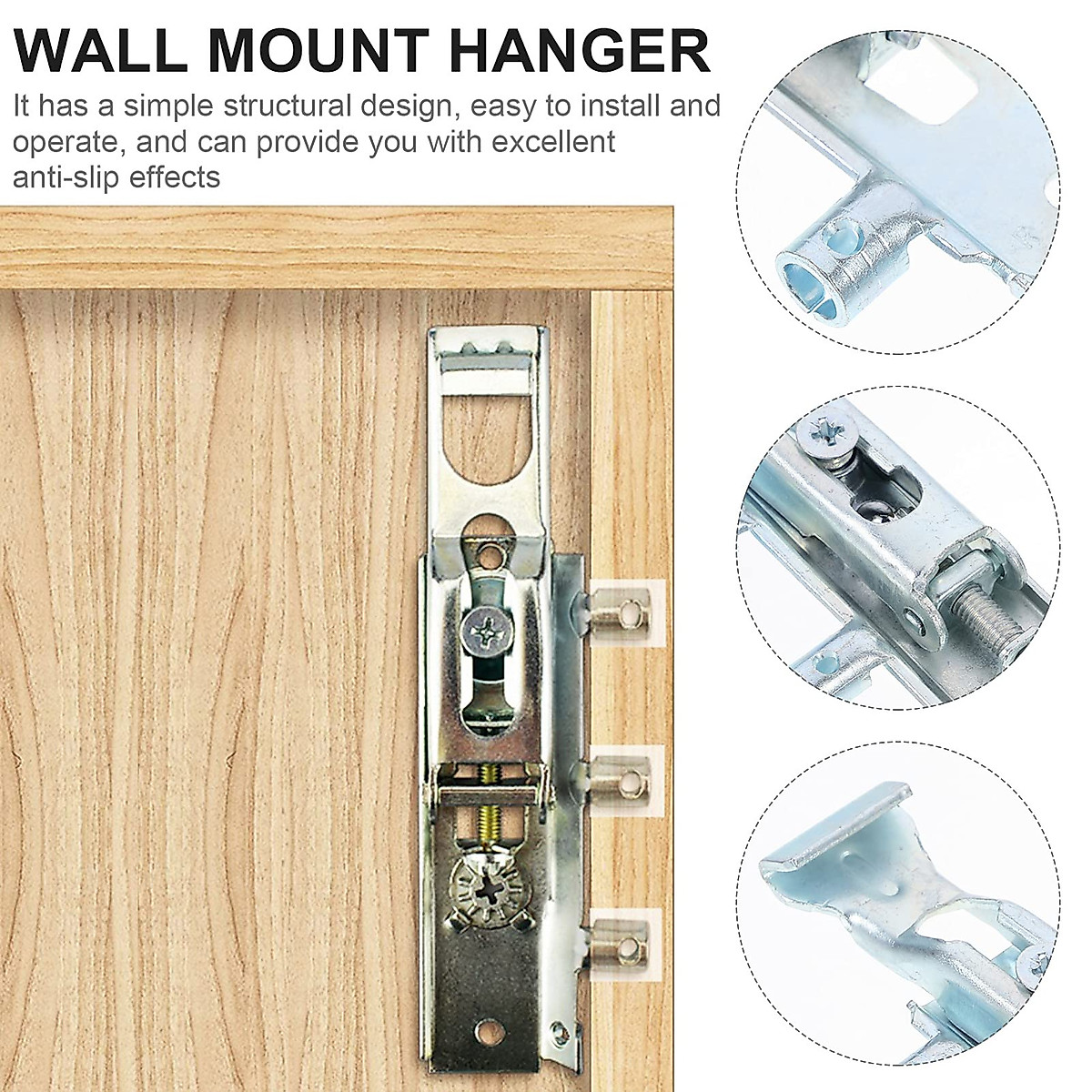 Scicalife Kitchen Concealed Cabinet Hangers Wall Hanging Bracket Heavy Duty Wall Unit Cabinet Plates Wall Mounted Cabinet Cupboard Holder