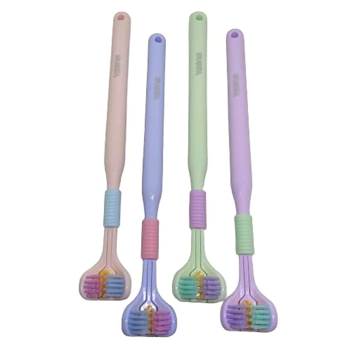 Green 3-Sided Triple Angle Toothhugger Training Toothbrush, Ultra Soft Bristles, Toddler and Autistic Oral Care for 1 Year and Up