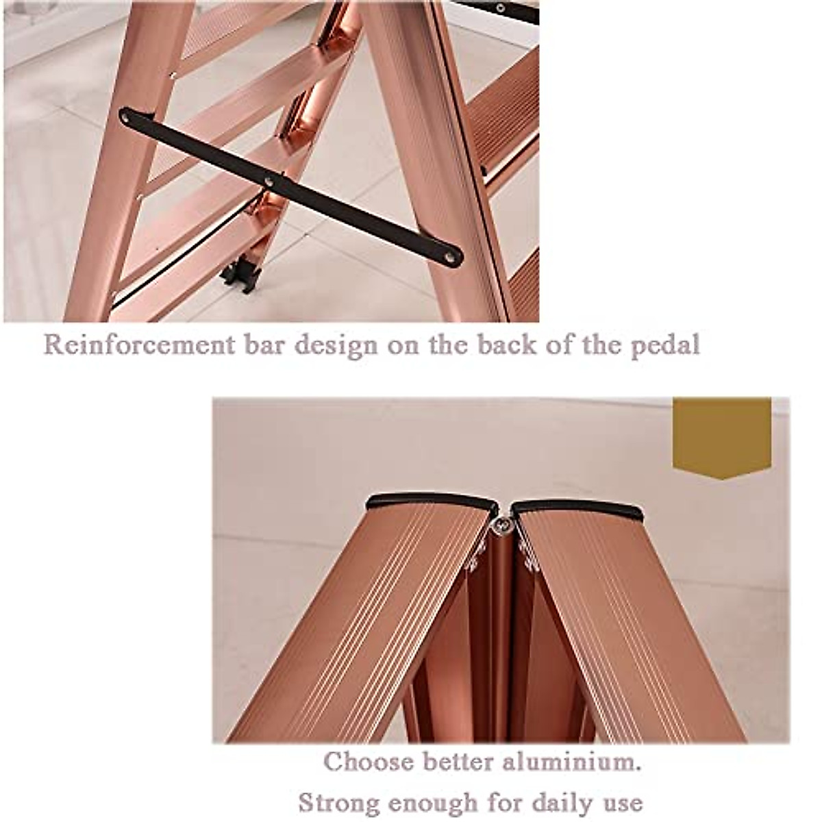 GRRICEPL Aluminum Alloy Clothes Drying Hanger Collapsible Clothes Drying Rack, Indoor Balcony Home Baby Clothes Drying Quilt Hanger for Easy Storage, No Assembly Needed (Color : B-50X15X80CM)