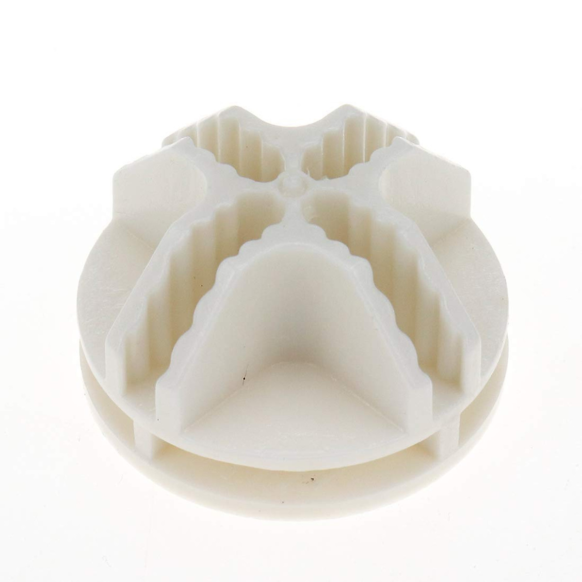 Quluxe 50 Pcs Wire Grid Cube Plastic Connectors for Modular Closet Storage Organizer and Wire Grid Cube Storage Shelving- White