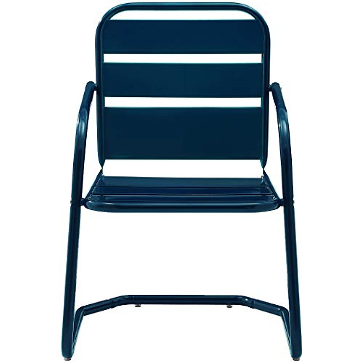 Crosley Furniture CO1030-NV Brighton Retro Metal Chair, Navy