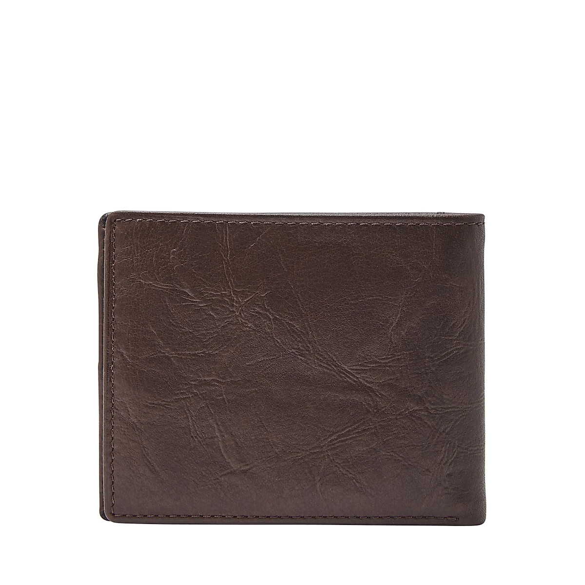 Fossil Men's Neel Leather Bifold with Flip ID Wallet, Brown, (Model: ML3899200)
