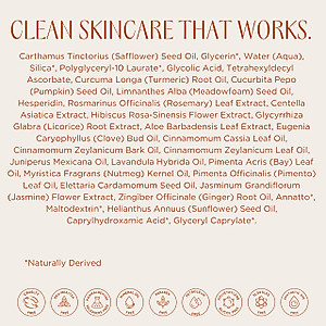 InstaNatural Exfoliating Glycolic Acid Face Mask for Women & Men, Gentle Exfoliator, Pore Minimizer, Anti Aging, Blackhead Remover, Acne Facial Treatment with Vitamin C and Turmeric, 2 Fl Oz