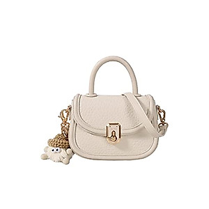 ZOOPIE Small Crossbody Bags for Women Designer Satchel handbag Fashion Clutch Purse 3 in 1 Bag with Coin Purse (Brown)