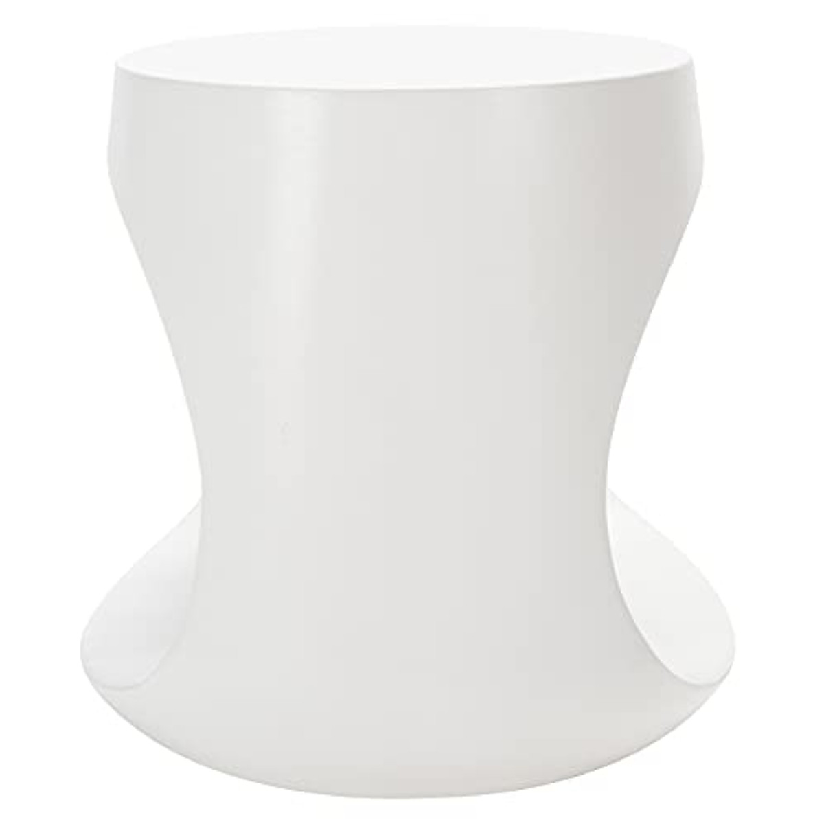 SAFAVIEH Outdoor Collection Vikki Modern Ivory Concrete Accent Table (Fully Assembled) VNN1040B