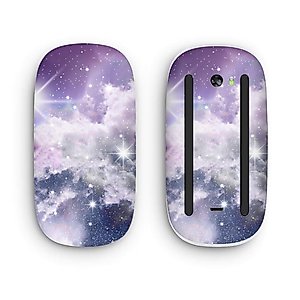 Design Skinz Sparkly Space Vinyl Decal Compatible with The Apple Magic Mouse 2 (Wireless, Rechargable) with Multi-Touch Surface