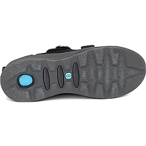 BZees Womens Indigo Loafer, Black Washable Fabric, 8 US