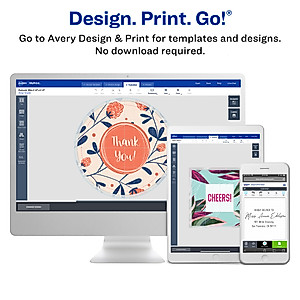 Avery Durable Removable Rectangle Labels with Sure Feed Technology, 2" x 3.5", Matte White Film, Water-Resistant, Print-to-The-Edge, Laser/Pigment-Based Inkjet Printable, 120 Removable Labels Total