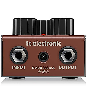 TC Electronic RUSTY FUZZ Silicon-Based Transistor Fuzz with Vintage Gated and Velcro-Like Fuzz Tones