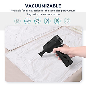 Cordless Electric Air Duster, JOMOSPO 50000RPM Powerful Compressed Air Can Replacement for Computer Keyboard Electronics Cleaning, Available for Swimming Ring Inflation and Vacuum Storage Bags Suction