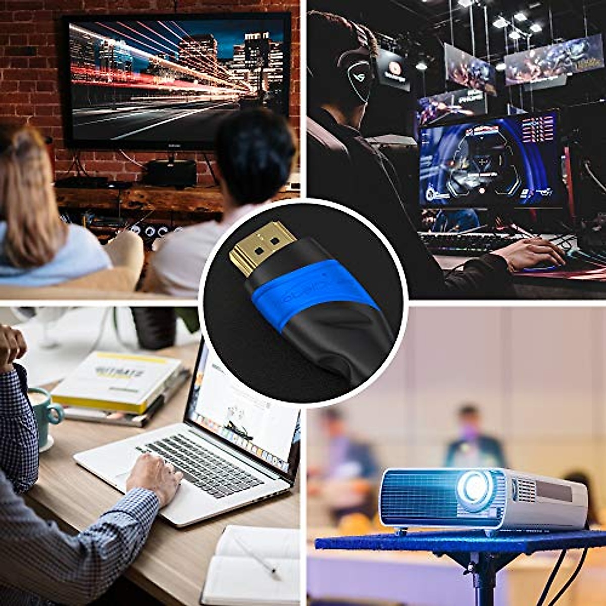 HDMI Cable 8K & 4K – HDMI to HDMI – 20 ft & other HDMI Cables from 1ft to 50ft (supports 8K@60Hz, 4K@120Hz, 1080p & all HDMI devices like PS5, Xbox, Switch – Ultra High Speed HDMI cord with Ethernet) CableDirect