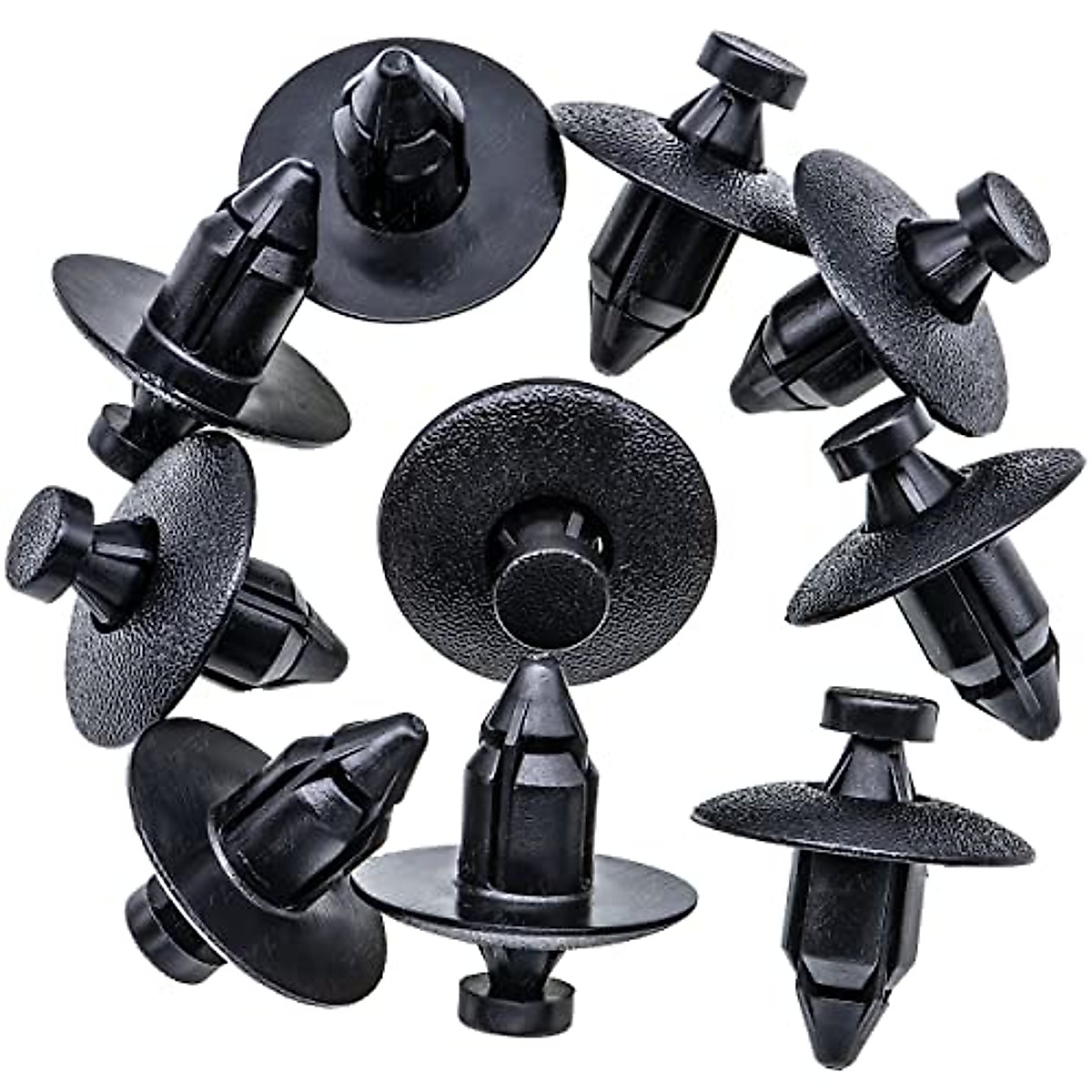 Rexka 10 pcs Bumper Cover Fender Liner Trunk Trim Panel Push-Type Retainer Clip for Volvo 3541113 940 960 C30 C70 S40 S60 S60L S80 S90 V50 V60 V70 V90 XC40 XC60 XC70 XC90