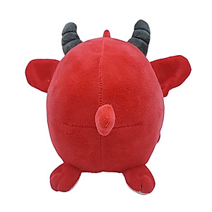 Yasswete Emotional Support Demon Plush, 6.3" Cut Kawaii The Click Plushies Toy for Fans Gift, Cute Soft Stuffed Animal Pillow Doll (Demon)