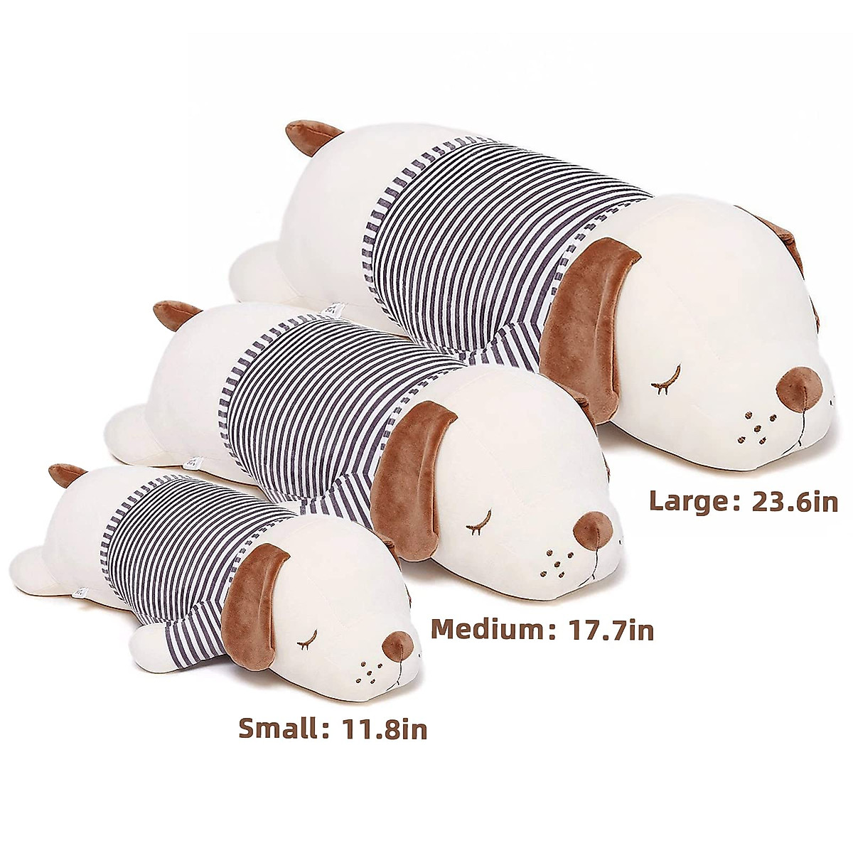 Niuniu Daddy 20 inch Plush Puppy Stuffed Animal Soft Plush Toy Dog Cute Cuddle Hugging Pillow/Body Pillow Birthday Gift for Kids