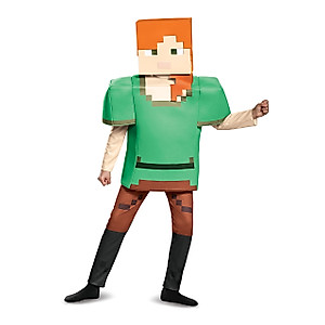 Alex Deluxe Minecraft Costume, Multicolor, Small (4-6)
