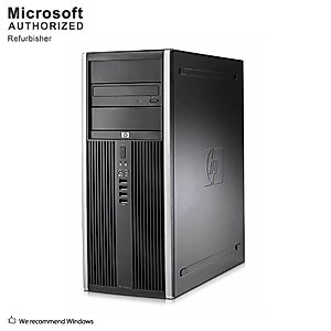 HP Elite 8200 Tower Business Desktop Computer PC, Intel Quad Core i7-2600 up to 3.8GHz, 16G DDR3, 1T, DVDRW, WiFi, BT, DP, VGA, Windows 10 Pro 64 Bit Language Supports English/Spanish/French(Renewed)