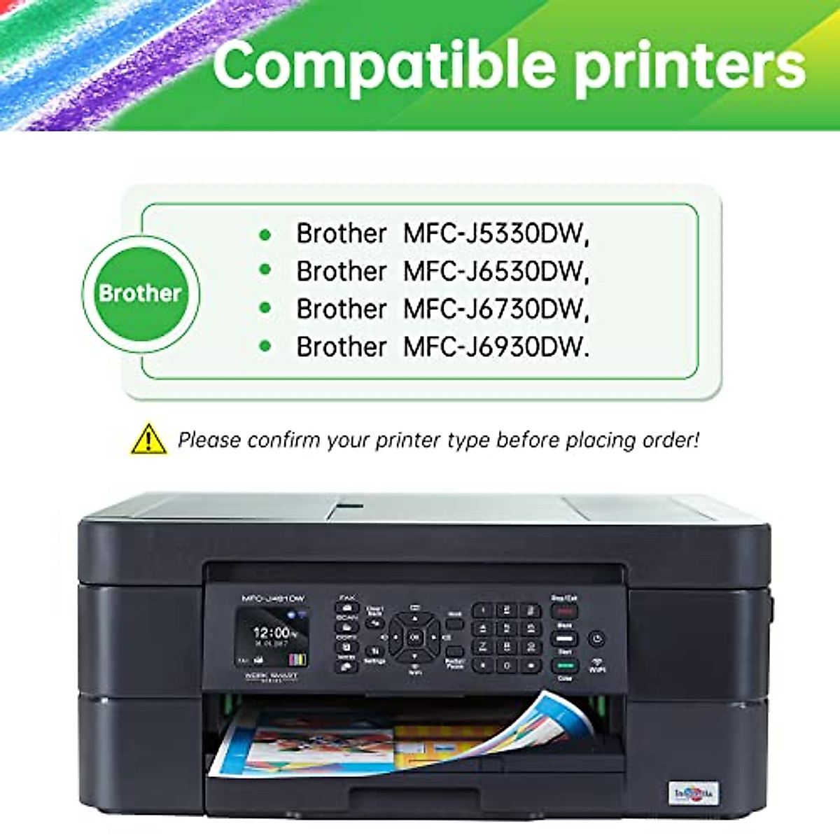EXCERCUS Compatible LC3019 XXL Ink Cartridges Replacement Work for Brother MFC-J6530DW MFC-J6930DW MFC-J6730DW MFC-J5330DW Printer 3-Pack (1LC3019C, 1LC3019M, 1LC3019Y)