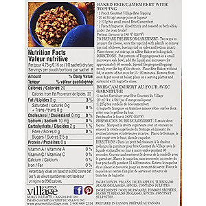 Gourmet Village Baked Brie Topping Mix - Apple & Pecan