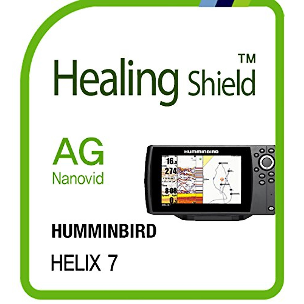 Screen Protector Compatible with HUMMINBIRD HELIX 7, Anti-Glare Matte Screen Protector LCD Shield Guard Healing Shield Outdoor Film (For HELIX 7)