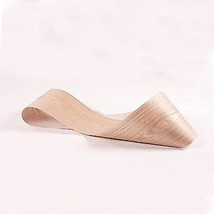 Natural Fraxinus Mandshurica Wood Veneer Roll - 6 x 98 Inch - Restoration Sheets for Speaker Renovation, DIY Handmade, Unfinished Wooden Veneer Sticker