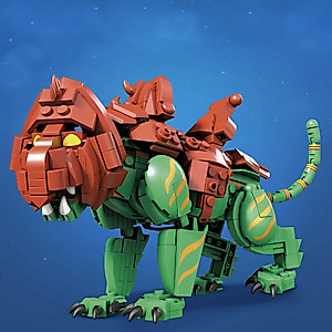 Mega Construx Masters of The Universe Building Toys Set, Battle Cat with 537 Pieces, 10 Inches Long, for Kids