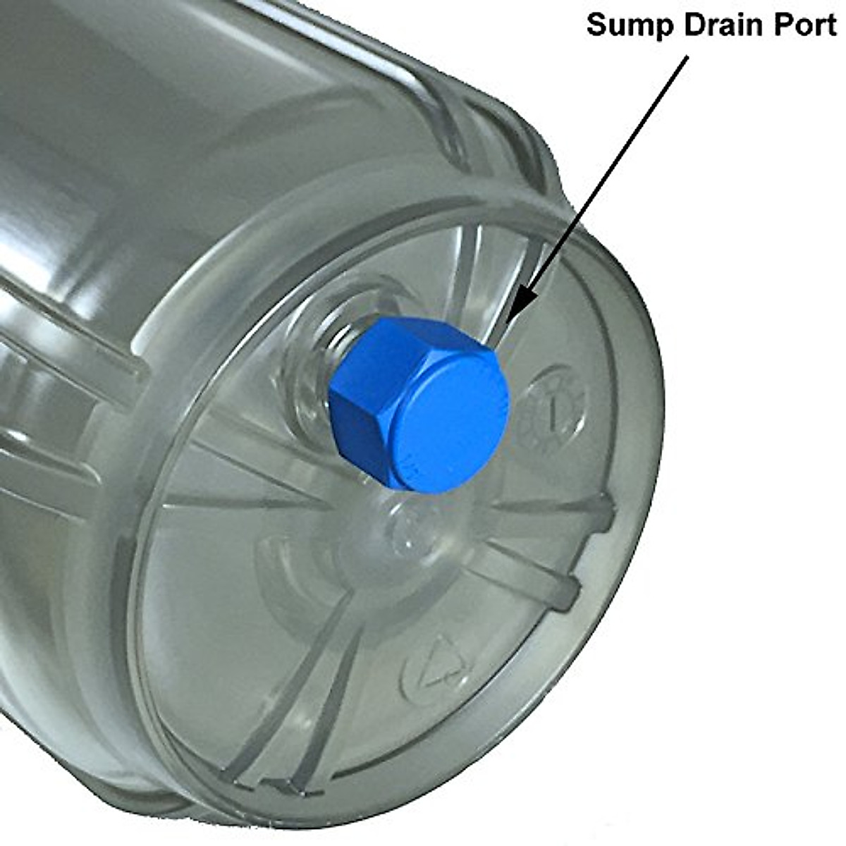 KleenWater Premier 4520 Water Filter System - Transparent (Clear) Housing - 3/4 Inch Inlet/Outlet - 40 GPM with Bracket, Wrench and Three KW4520G Meltblown 5 Micron Sediment Cartridges