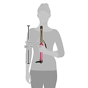 HOT TOOLS Professional Pink Titanium Curling Iron/Wand, 1 Inch