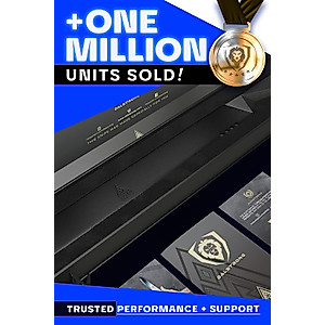 Dalstrong Slicing Knife - 14 inch - Shadow Black Series - Black Titanium Nitride Coated - High Carbon - 7CR17MOV-X Vacuum Treated Steel Carving Knife - Sheath - Kitchen Knife Slicer - NSF Certified